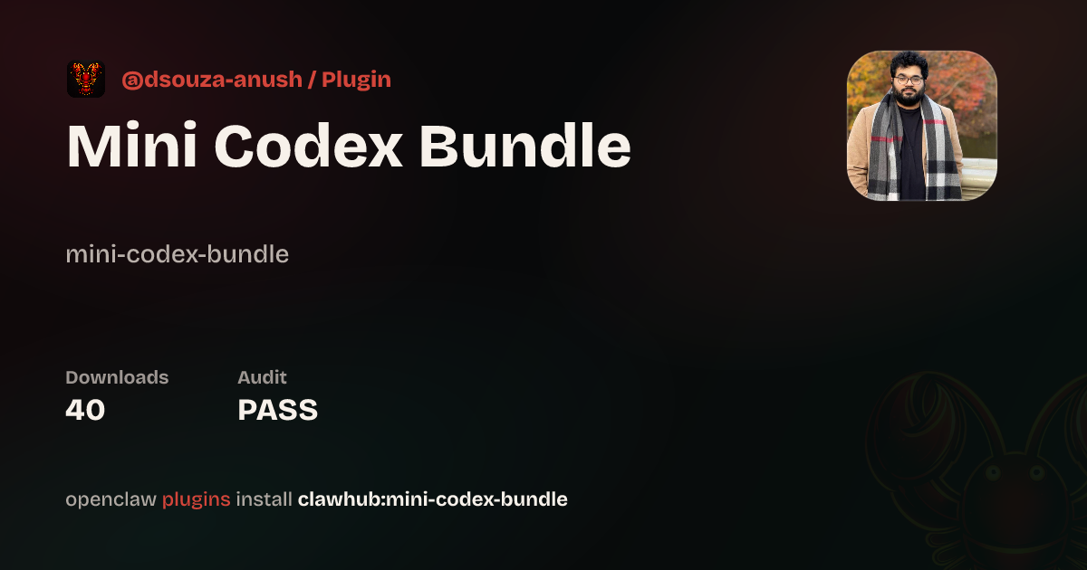 Mini Codex Bundle — ClawHub Plugins