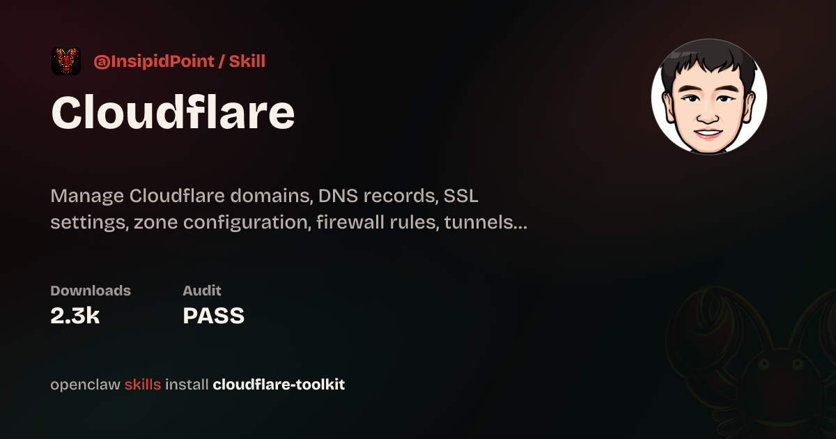 Cloudflare — ClawHub