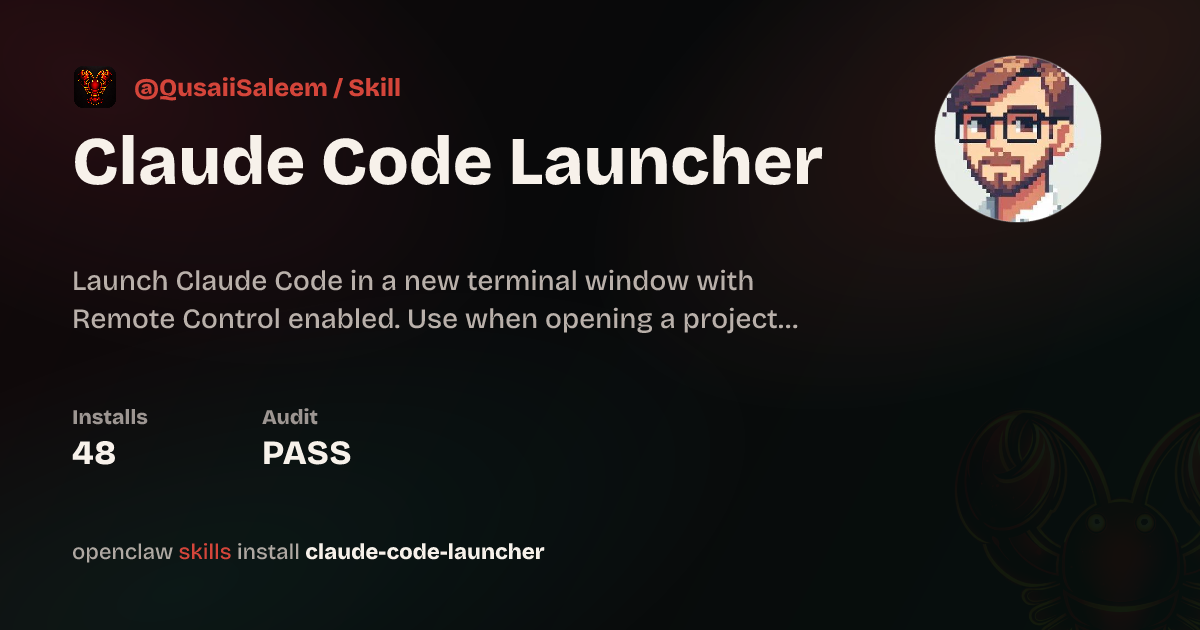 Claude Code Launcher — ClawHub