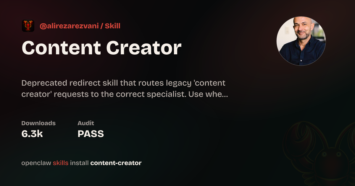 Content Creator — ClawHub
