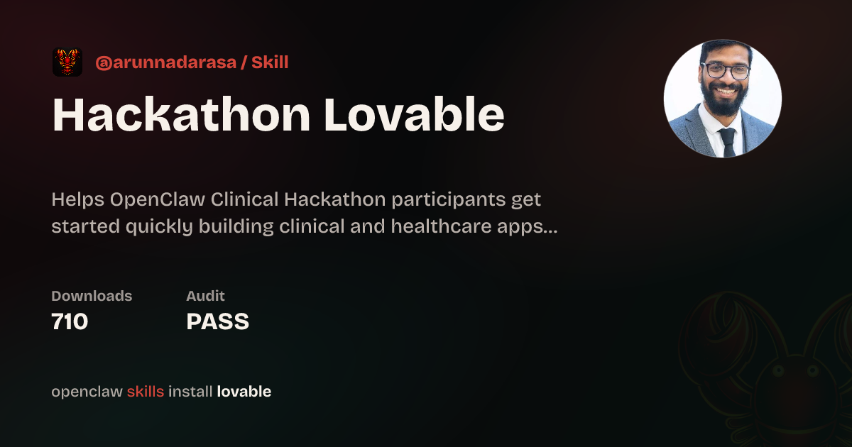 Hackathon Lovable — ClawHub