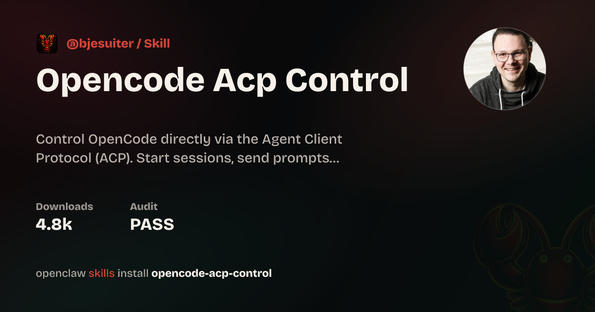 Opencode Acp Control — ClawHub