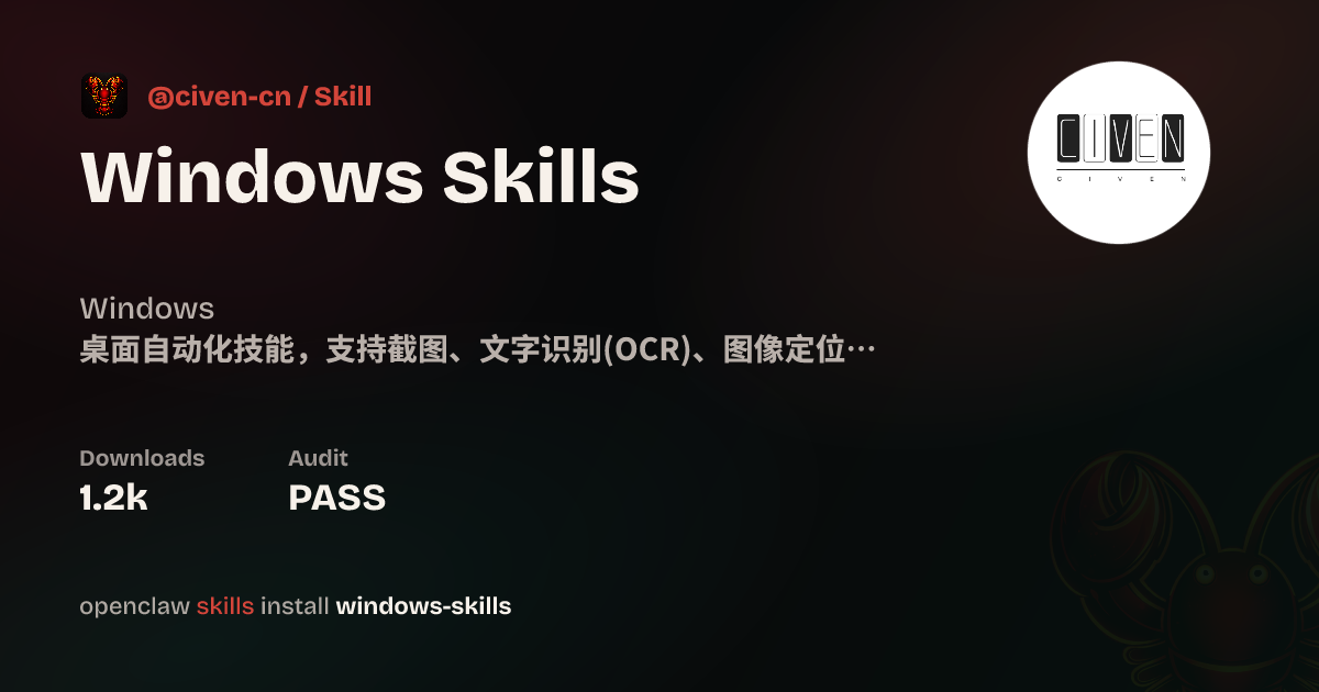 Windows Skills — ClawHub