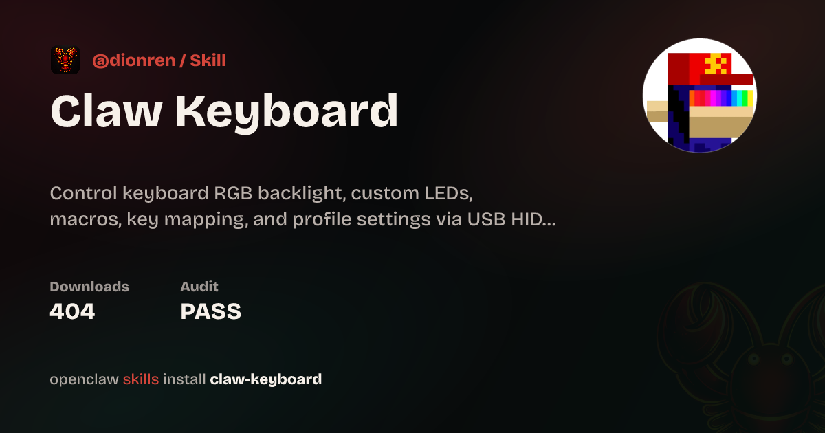 Claw Keyboard — ClawHub