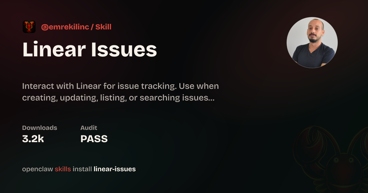 Linear Issues — ClawHub