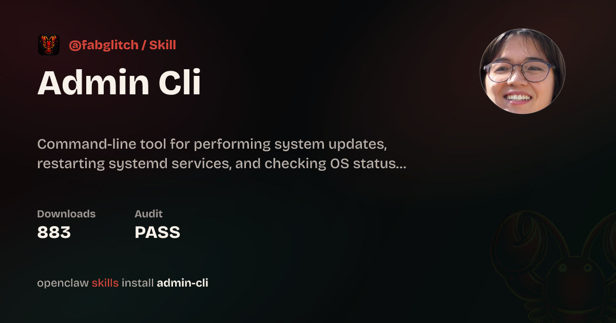 Admin Cli — ClawHub