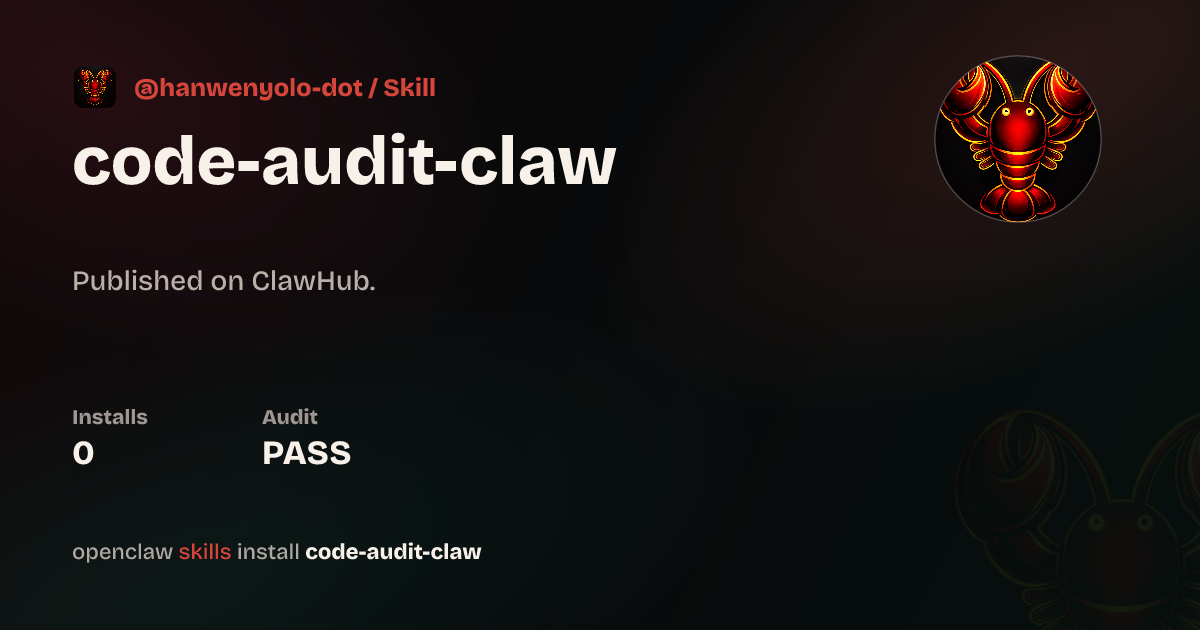 Code Audit — ClawHub