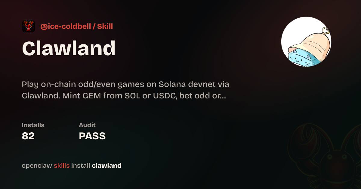 Clawland — ClawHub