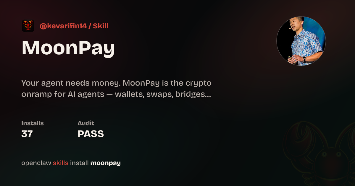 MoonPay — ClawHub