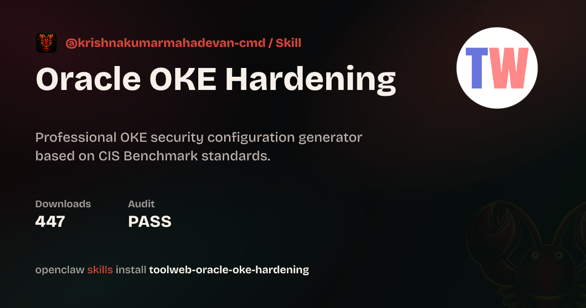 Oracle OKE Hardening — ClawHub