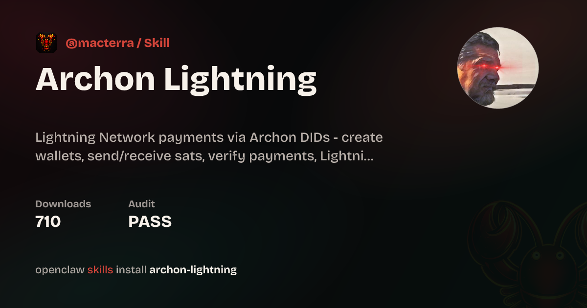 Archon Lightning — ClawHub