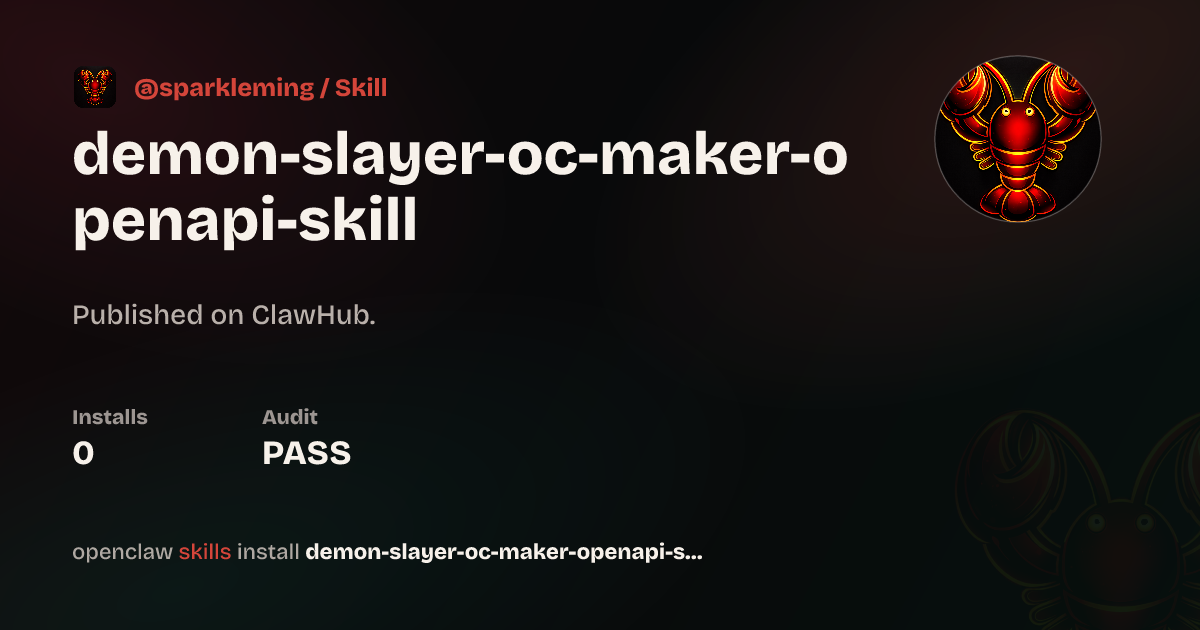 Demon Slayer OC Maker – Create Your Own KNY Character with AI – API ...