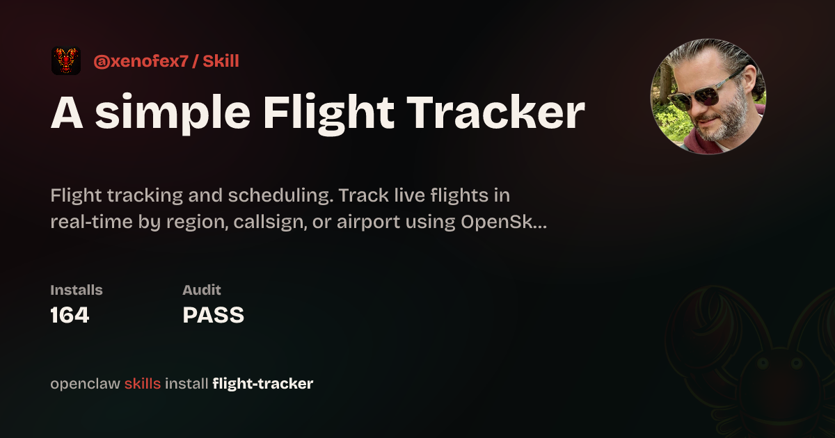 A simple Flight Tracker — ClawHub
