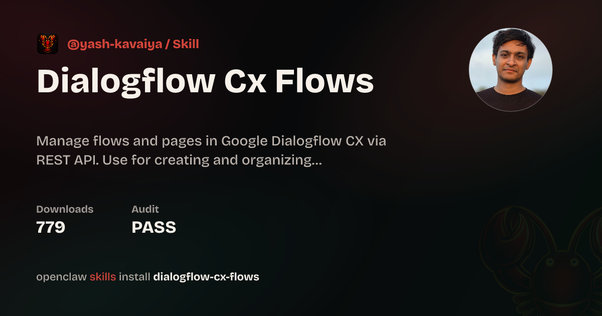Dialogflow Cx Flows — ClawHub
