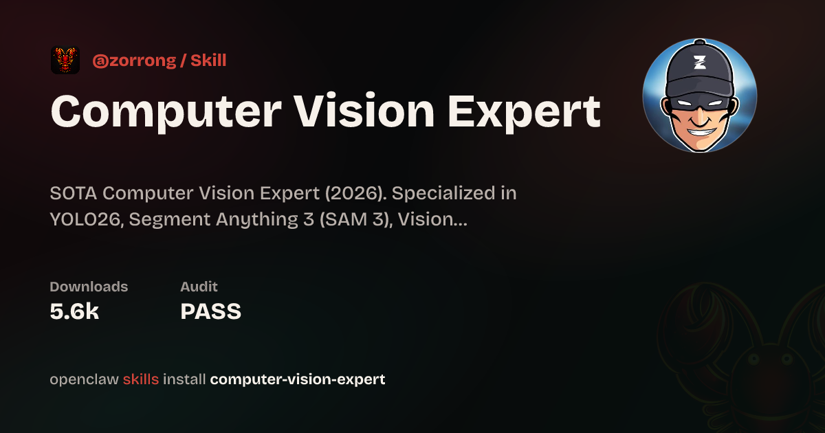 Computer Vision Expert — ClawHub