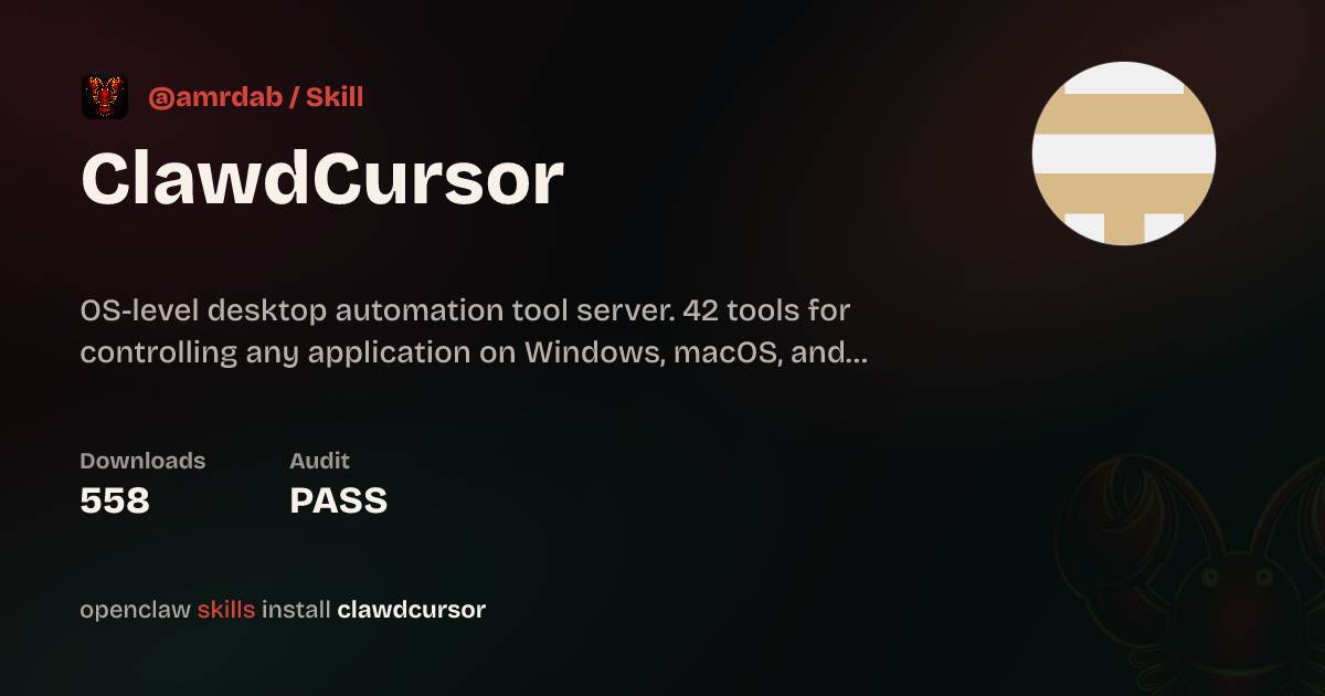 ClawdCursor — ClawHub
