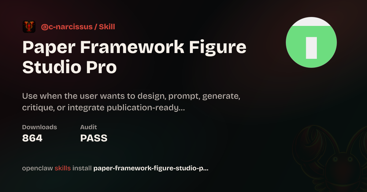 Paper Framework Figure Studio Pro — ClawHub