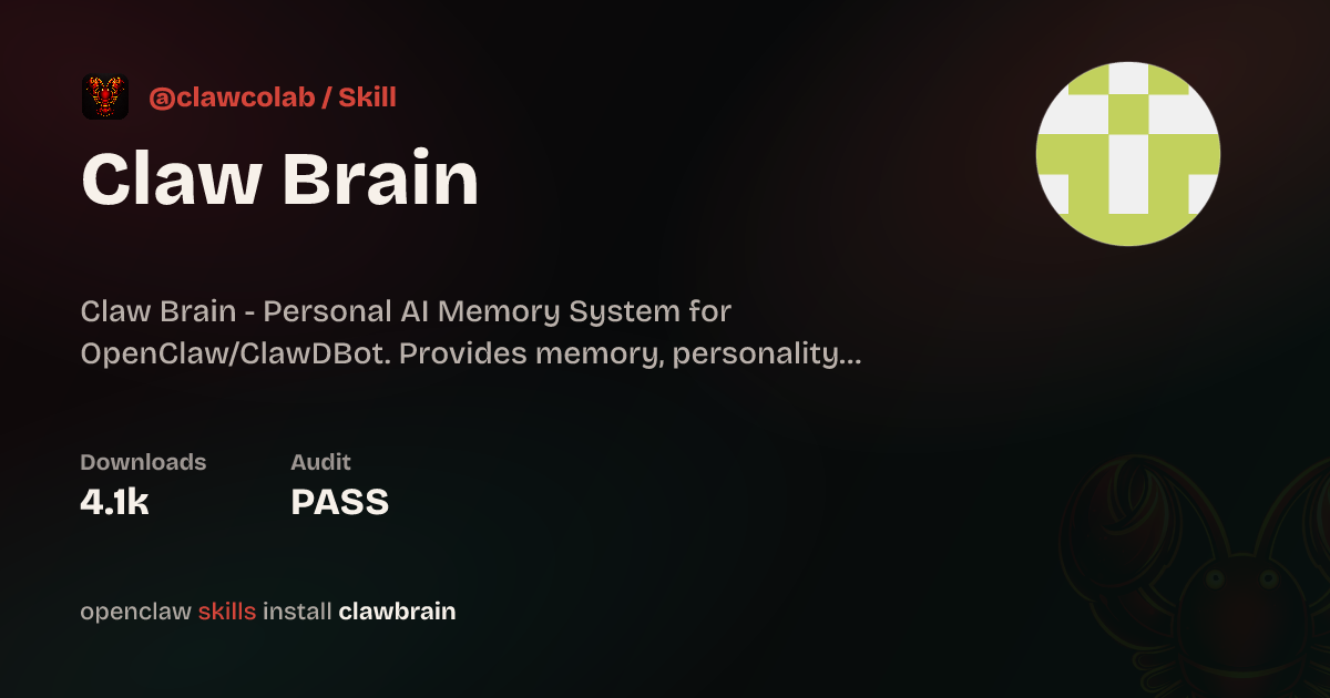 Claw Brain — ClawHub