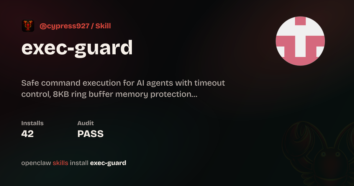 exec-guard — ClawHub