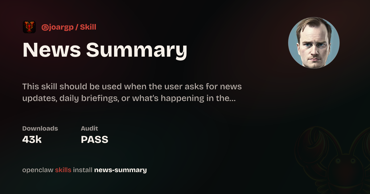 News Summary — ClawHub