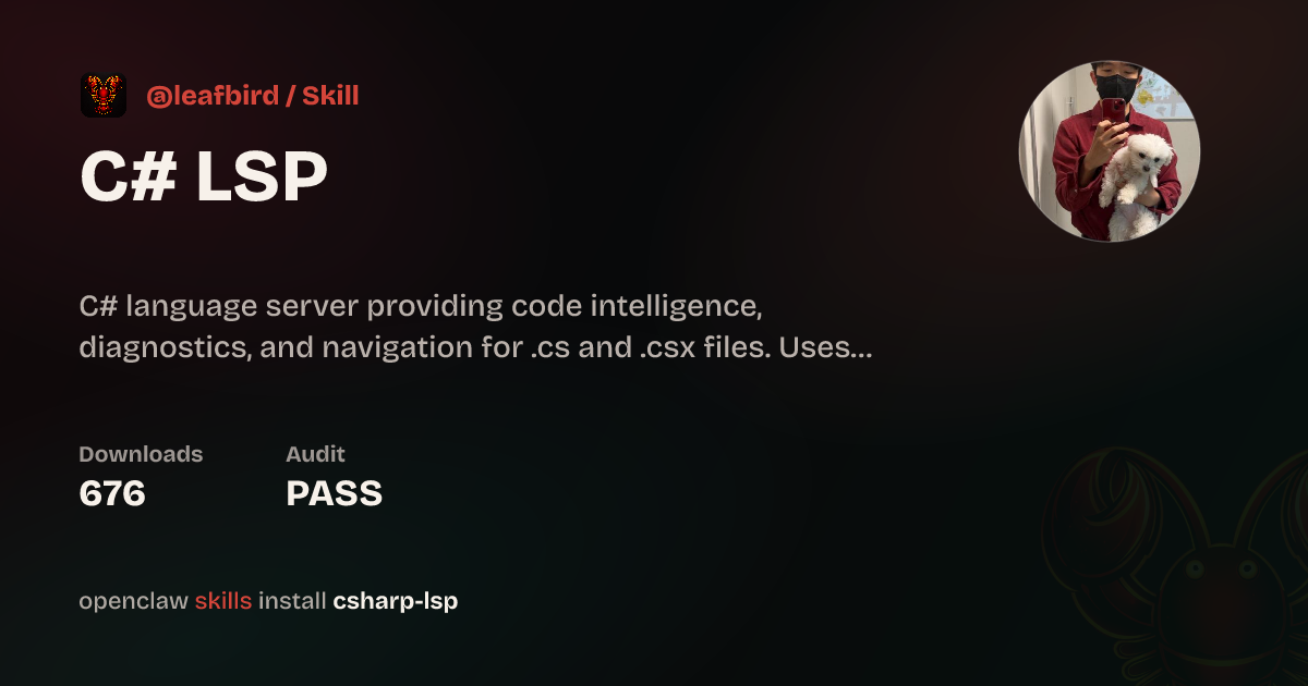C# LSP — ClawHub
