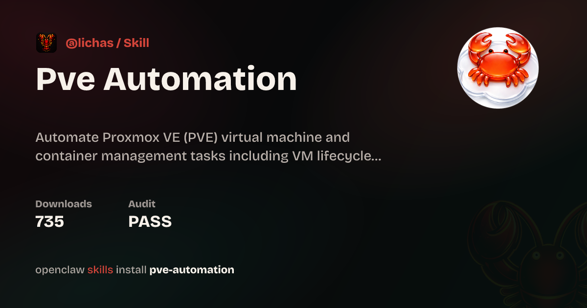 Pve Automation — ClawHub