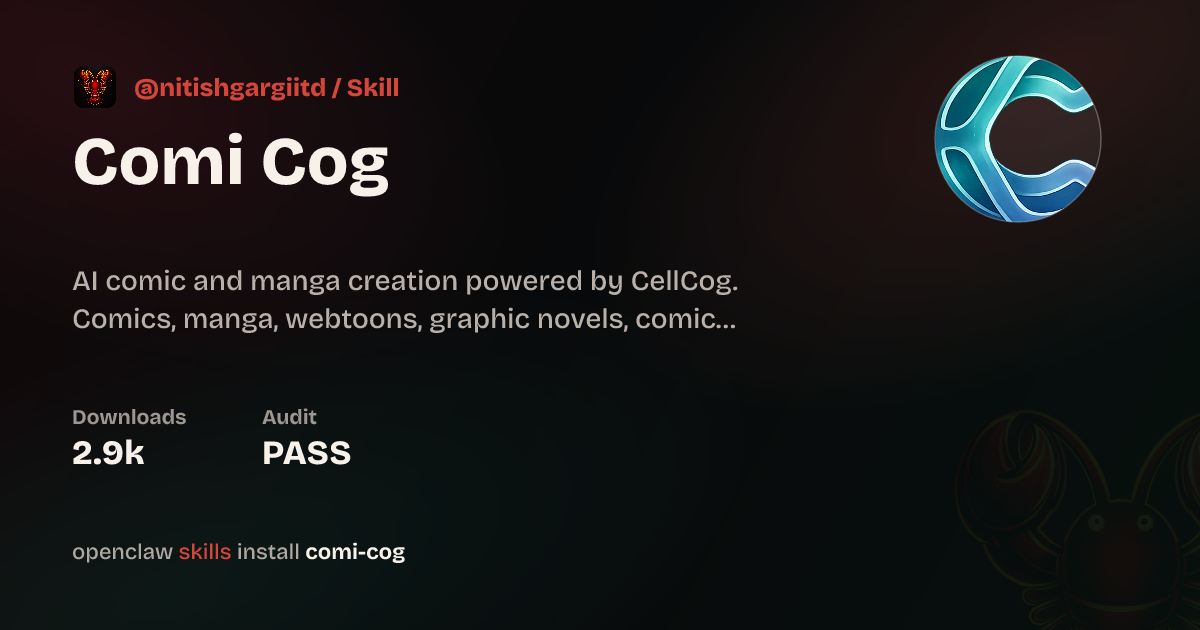 Comi Cog — ClawHub