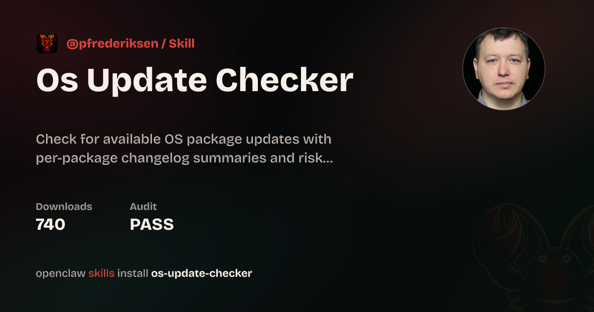 Os Update Checker — ClawHub