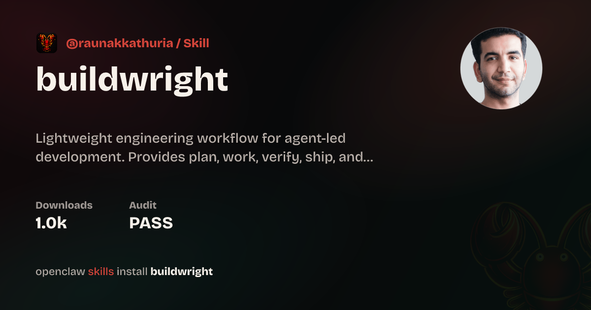 buildwright — ClawHub