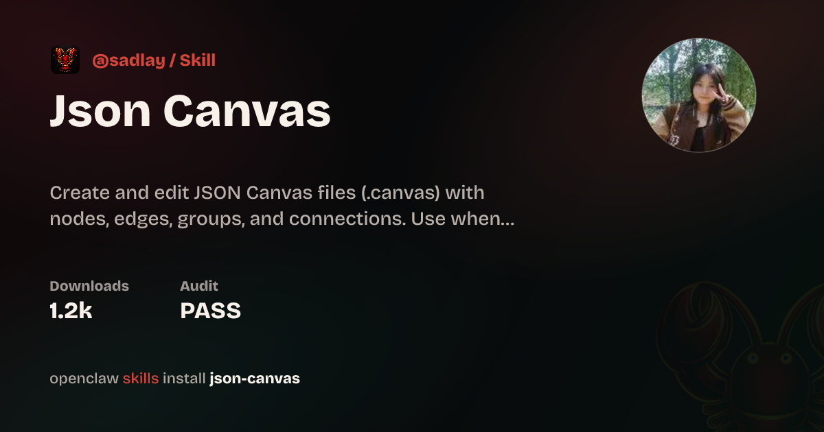 Json Canvas — ClawHub