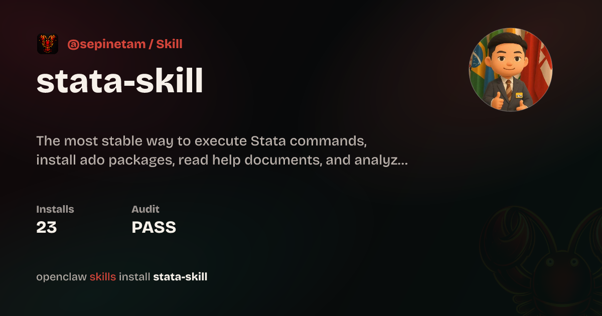stata-skill — ClawHub