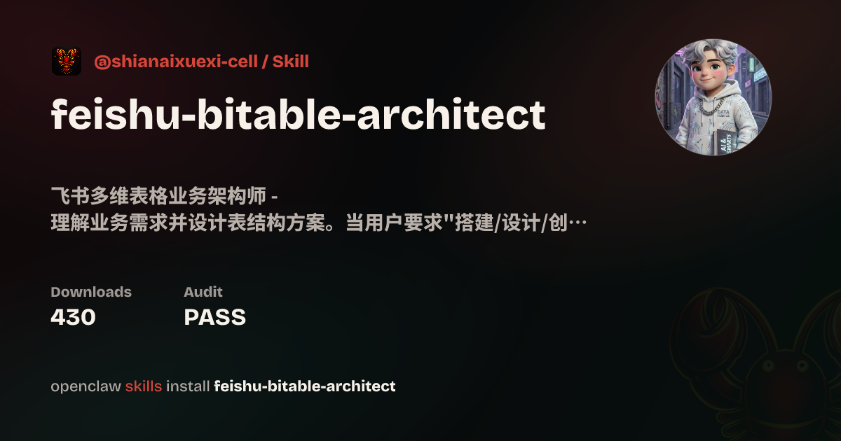 feishu-bitable-architect — ClawHub