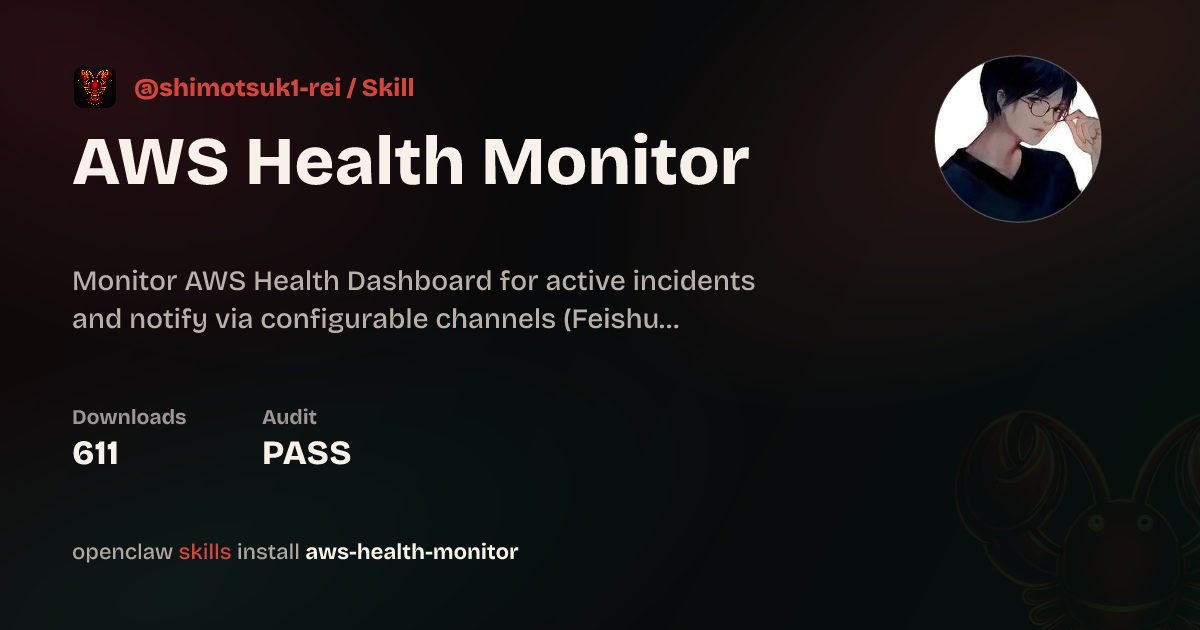 AWS Health Monitor — ClawHub