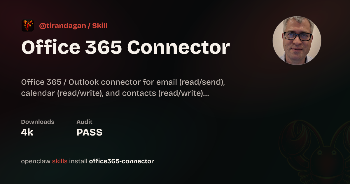 Office 365 Connector — ClawHub