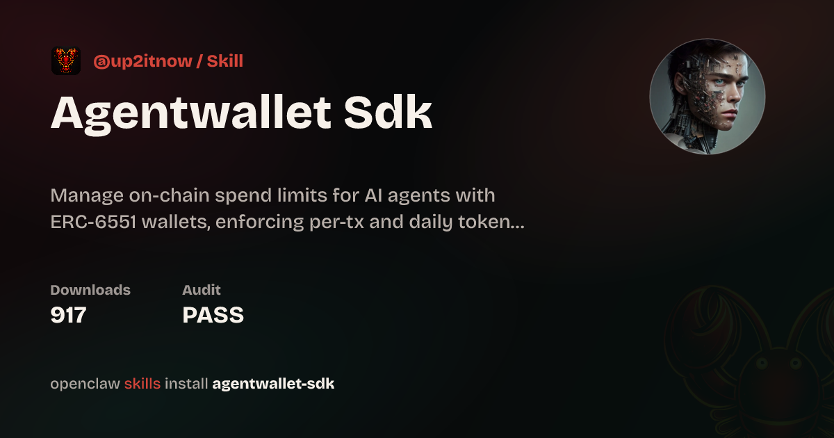 Agentwallet Sdk — ClawHub
